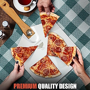 Connsole Casa Premium Pizza Peel - 12×14 inches - Professional Pizza Paddle for Oven and Grill - Aluminum Pizza Spatula Foldable Handle - Pizza Slider Shovel for Home and Restaurant