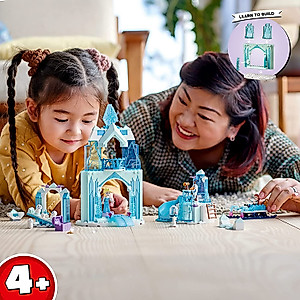 LEGO Disney Anna and Elsa’s Frozen Wonderland 43194 Castle Toy with Disney Princess Mini-Doll Figures, Gifts for 4 Plus Years Old Kids, Girls and Boys