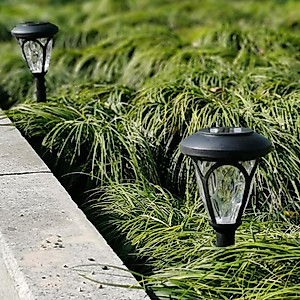 ZHUANYIYI 4 Pieces, Outdoor Solar Ground Plug-in Landscape Lights, Garden Lawn Waterproof Lighting, Home Garden Pavement Holiday Creative Decoration Lights