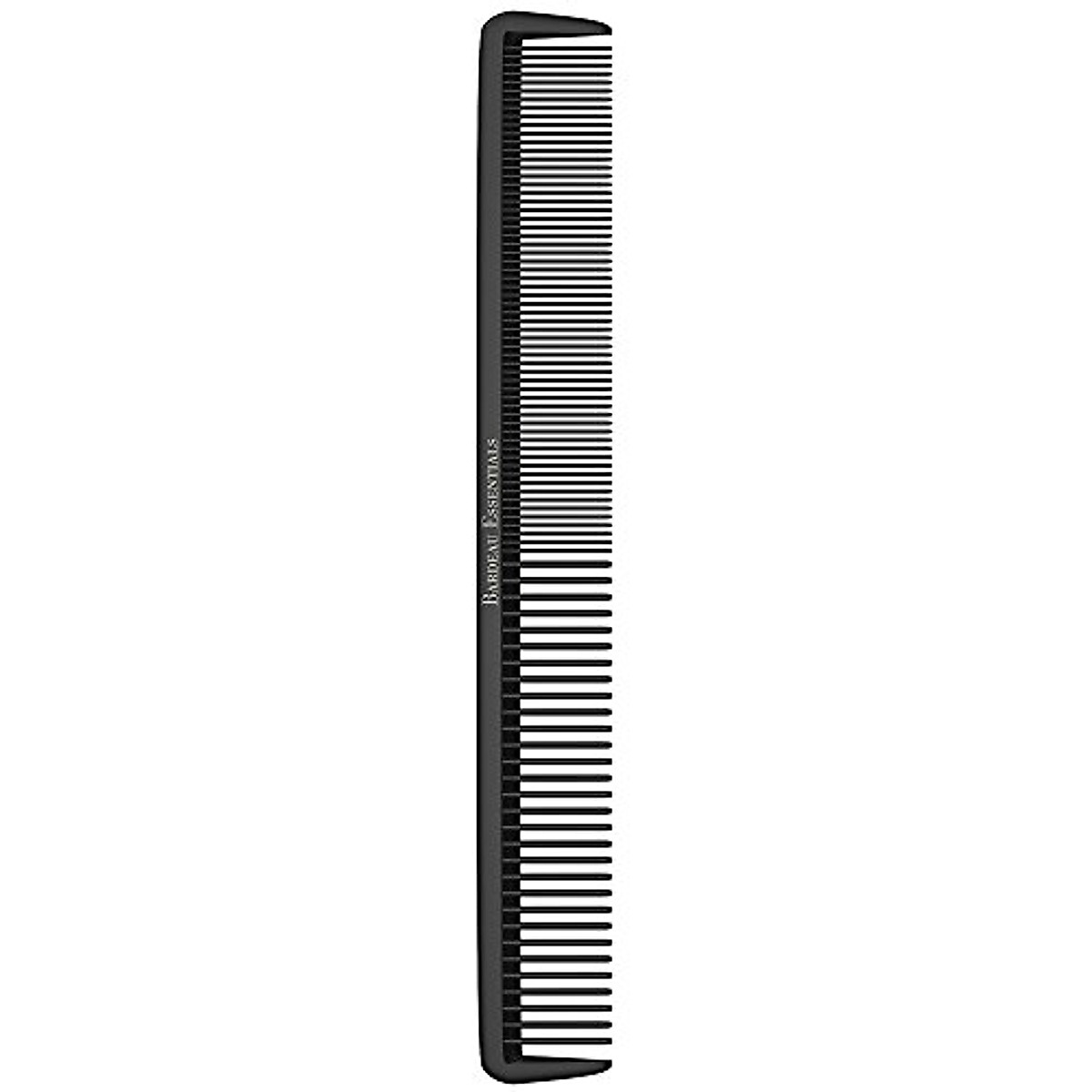 Hair Cutting Comb - Professional 8.75” Black Carbon Fiber Anti Static Chemical And Heat Resistant Hair Combs For All Hair Types For Men and Women - By Bardeau Essentials