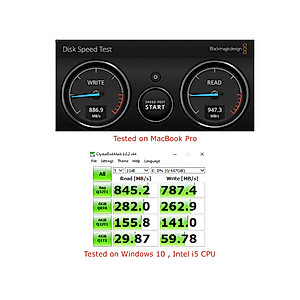 Avolusion ineo (C2592-960G+64G) Super Slim Portable 960GB (1TB) USB 3.1 External SSD + Free 64GB USB Flash Drive [Ultra Speed R/W up to 950MB/s] - 6 Year Warranty