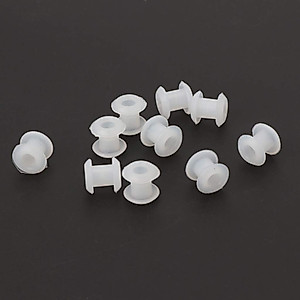 lixuesong 10 Pieces Silicone Rubber Stoppers Practical Ring Bead Spacer Durable Ring Spacer DIY Jewelry Making Accessories