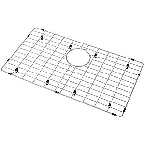 Zeesink Kitchen Sink Grid 26 11/16" X 14 3/4",Sink Bottom Grid,Stainless Steel Sink Grid and Sink Protectors for Kitchen Sink with Rear Drain for Single Bowl Kitchen Sink
