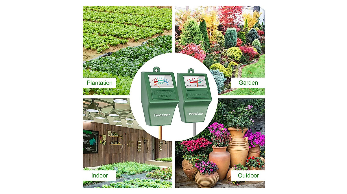 Kensizer Soil Tester - Accurate pH and Moisture Readings