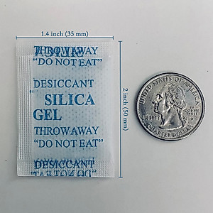 Silica Gel Packets,2 Gram 500 Packs Desiccant Pack Food Grade Silica Packets for Moisture Control, Rechargeable Moisture Absorber Bags for Storage