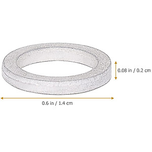 VANZACK 20pcs Wheel Nail Washers Bearing Kit with Washer Mountain Bike Supply Bike Headset Spacer Replacement Tool Bike Installing Kit Reusable Setting Tool Bike Handlebar Stem Spacers