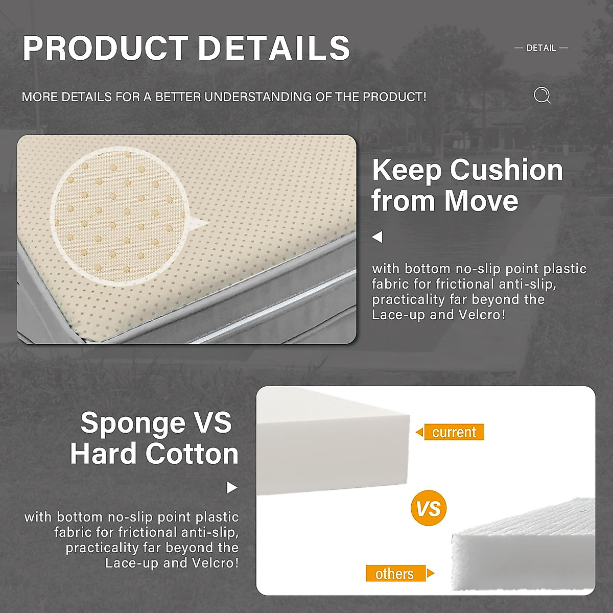 Wicker Patio Furniture 6 Pieces Outdoor Sectional Sofa Patio Conversation Sets Patio Loveseat Outdoor Sofa with Patio Storage Box and Non-Slip Grey Cushions