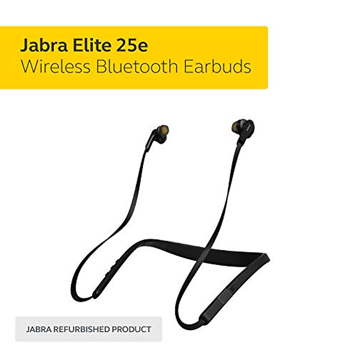 Jabra Elite 25e Silver Wireless Earbuds (Renewed)