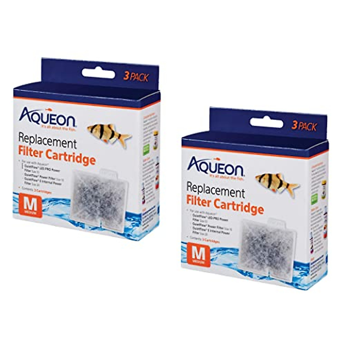 Aqueon Cartridge 10000948 [Set of 2] Size: Medium / 3 Pack