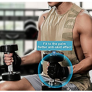 SUJAYU Workout Gloves, Gym Gloves for Men, Wrist Wraps Lifting Wrist Wraps Gloves for Working Out, Hand Out Gloves Fitness Gloves Full Palm Protection (Black, M)