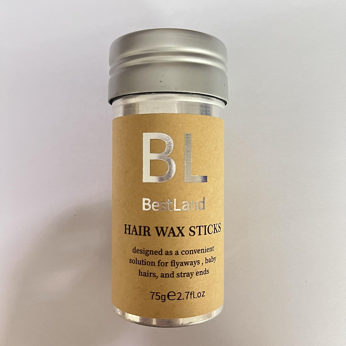 BestLand Hair Wax Stick Long-Lasting Hold and Natural Shine, with 2 Pcs Wig Melting Band for Front Lace Wig, Edge Control Hair Finishing Flyaways Slick Wax Stick for Women