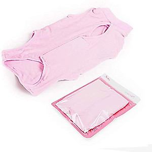 Cat Professional Recovery Suit for Abdominal Wounds and Skin Diseases, E-Collar Alternative for Cats and Dogs, After Surgey Wear Anti Licking, Recommended by Vets（Pink,M