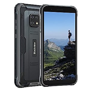 Blackview Rugged Smartphone Unlocked, BV4900 Unlocked Cell Phone, 3GB+32GB/ SD 128GB Expandable Unlocked Phones, IP68 Waterproof Smartphone, 5.7" HD+ 5580mAh Battery, NFC, Android Phone for T-Mobile