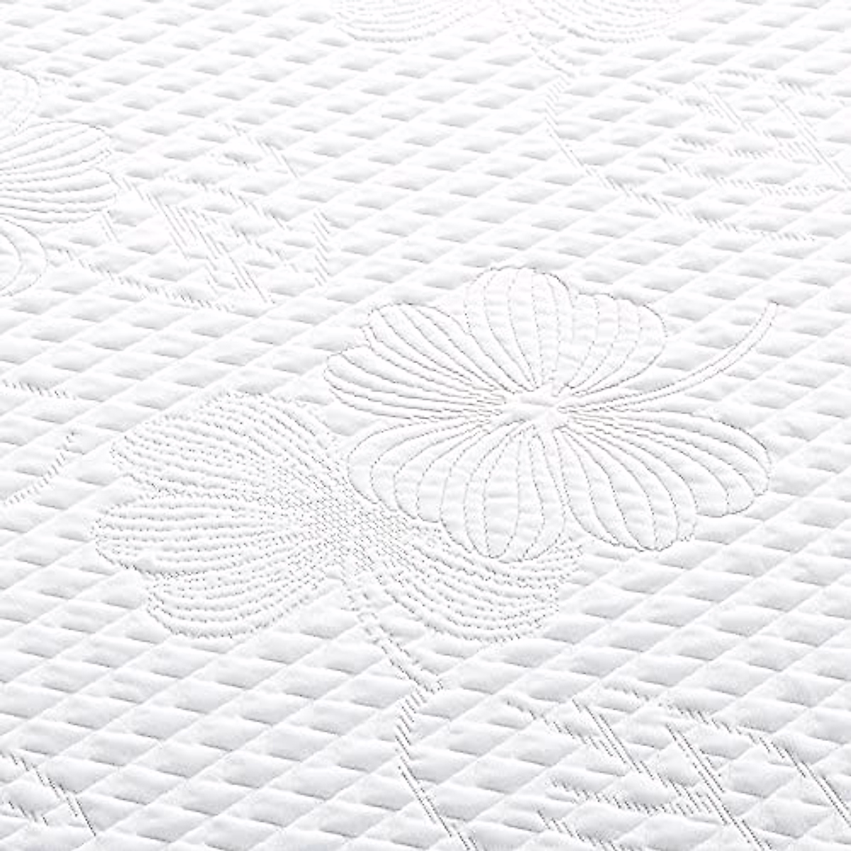 Oleesleep 6 Inch Ventilated Gel Infused Memory Foam Mattress, CertiPUR-US Certified, Blue,Twin