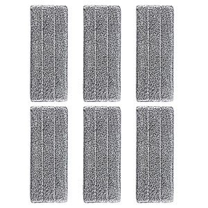 6pcs Efficient Microfiber Mop Cloth Replacement Double Slot Tool Suitable for Household Professional Use