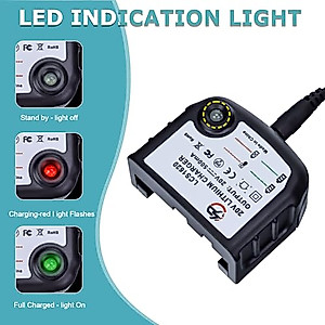 20 Volt LithiumIon Battery Charger LCS1620 for Black & Decker for Porter Cable for STANLEYBattery 14.4V 18V 20 Volt Batteries LBXR20 LBXR20-OPE LB20 LBX20 LBXR16 US Plug laipuduo