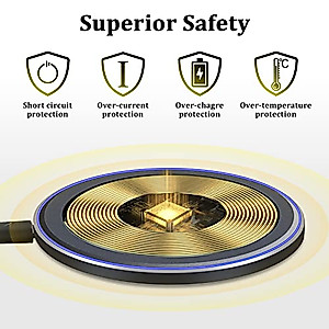 KU XIU Magnetic Wireless Charger Compatible with Sonos Roam, Power Up Charging Dock, Portable Bluetooth Speaker Charging Pad (No AC Adapter)