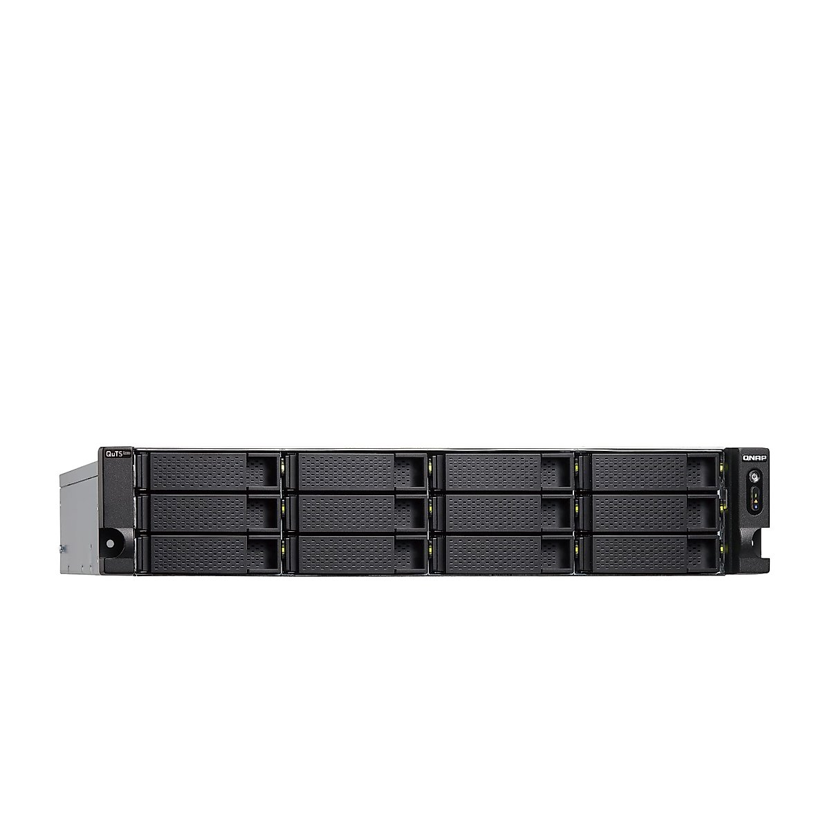 QNAP TS-h1886XU-RP-R2-D1622-32G-US 18 Bay rackmount NAS with Intel® Xeon® Processor, 32GB DDR4 ECC RAM, 10GbE-Ready and ZFS Storage for virtualization and Data-Intensive Enterprise Applications