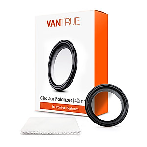 Vantrue 40mm Ultra-Slim CPL Circular Polarizer Filter for Vantrue E1, E2, E3, E1 Lite, S1 Pro, N4 Pro N5 Dash Cam, Reduce Glare and Reflection, Enhance Contrast