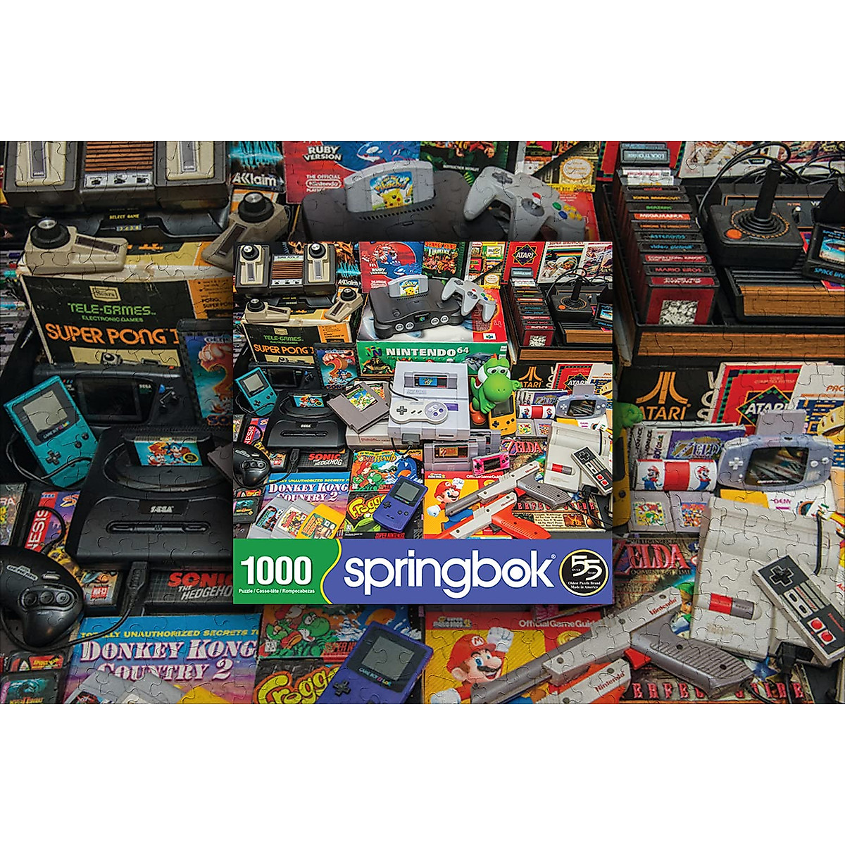 Springbok's 1000 Piece Jigsaw Puzzle Gamer's Trove, Multi