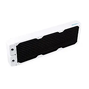 Alphacool NexXxos XT45 Full Copper 360mm Radiator V.2, 120mm x 3, Triple Fan, White