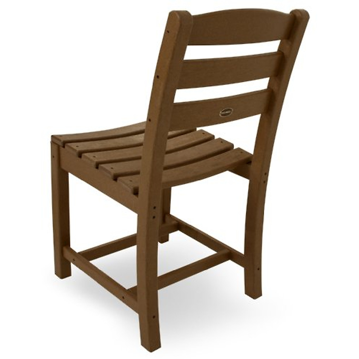 POLYWOOD TD100TE La Casa Café Dining Side Chair, Teak