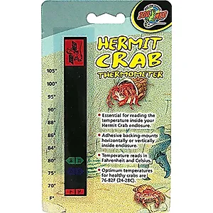 Zoo Med Laboratories SZMHC10 Hermit Crab Thermometer
