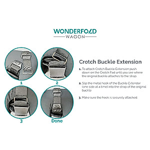 WONDERFOLD Wagon (2pcs Set) Foam Seat Cushion Seat Booster for Stroller Wagons (X2 Two Seater)