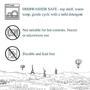 Juliska Berry & Thread Stemless Red Wine Glass