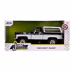 Jada Toys 1980 Chevy Blazer K5 Black/White 1:24 Die - Cast Vehicle