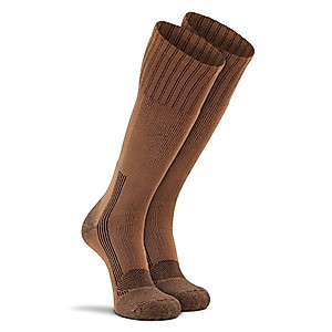 Fox River - Men's Wick Dry Maximum Mid Calf Military Sock - 3 Pack (Coyote Brown, X-Large)
