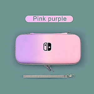 Carry Case Compatible with Nintendo Switch Girls Protective Hard Portable Travel Carry Case for Nintendo Switch Console and Accessories(Blue-Green