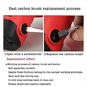 VOTOER 2100W Electric Handheld Paint Cement Mortar Concrete Mixer Drilling Rig Mortar Grout Cement Mixer Stirring Tool with Rod, 6-Speed Adjustment