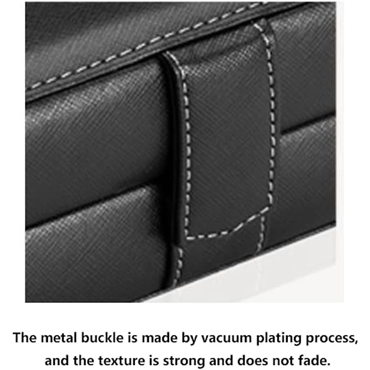 Watch Holder Leather Watch Box 3 Slot Travel Watches Storage Case Holder Jewelry Organizer Pouch Elegant Portable Watch Organizer (Color : Black2) (Red)