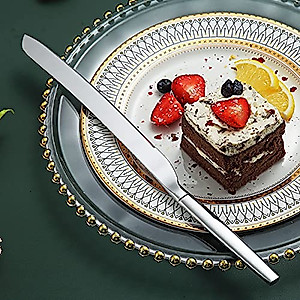 Berglander Wedding Cake Knife and Server Set, Stainless Steel Cake Cutting Set For Wedding Include Cake Cutter And Cake Server Perfect For Wedding, Birthday, Parties and Events