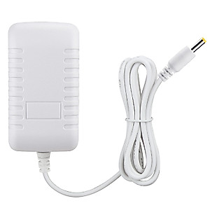 15W Power Cord Replacement for Echo Dot 5th Gen, 4th Gen, 3rd Gen, Dot Kids Edition, Dot with Clock, Pop, White DC Charger Adapter with 5ft Cable