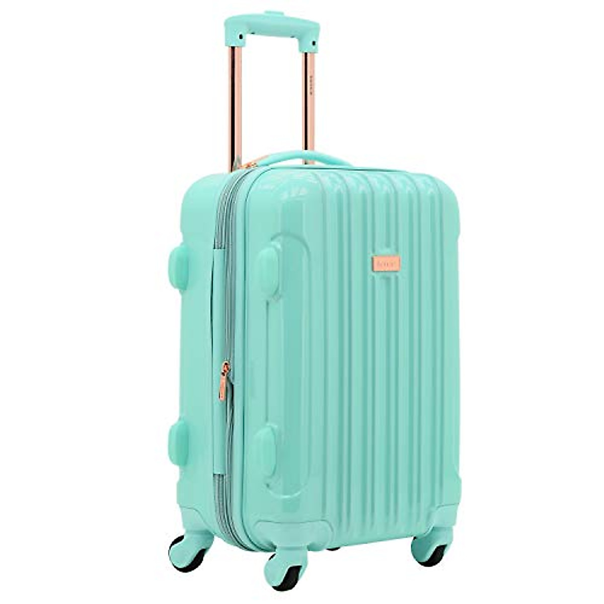 kensie Women's Alma Hardside Spinner Luggage, Expandable, Opal, Carry-On 20-Inch