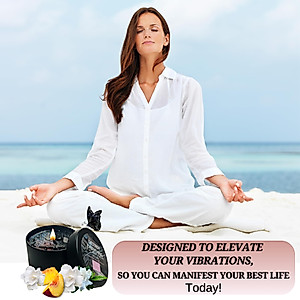 Destroy Everything Spiritual Candle to Cut Ties, Remove hexes and Bad luck | Energy cleansing | Soy Candles Non Toxic | Sage Candle | Cleanse Your Home & Calm and Relax (Small 4oz)