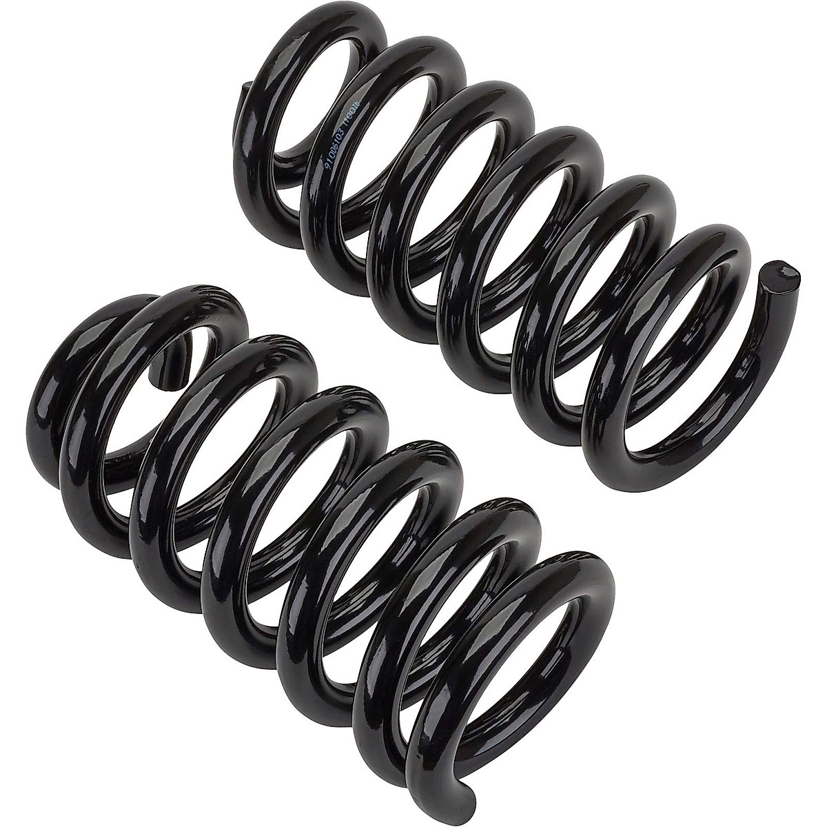 1963-1972 C10 3 Inch Front and 5 Inch Rear Drop Lowering Kit with Shocks - Improve Stance and Ride Quality, Fits 6 Cylinder and V8 Trucks, Black Powder Coated Springs