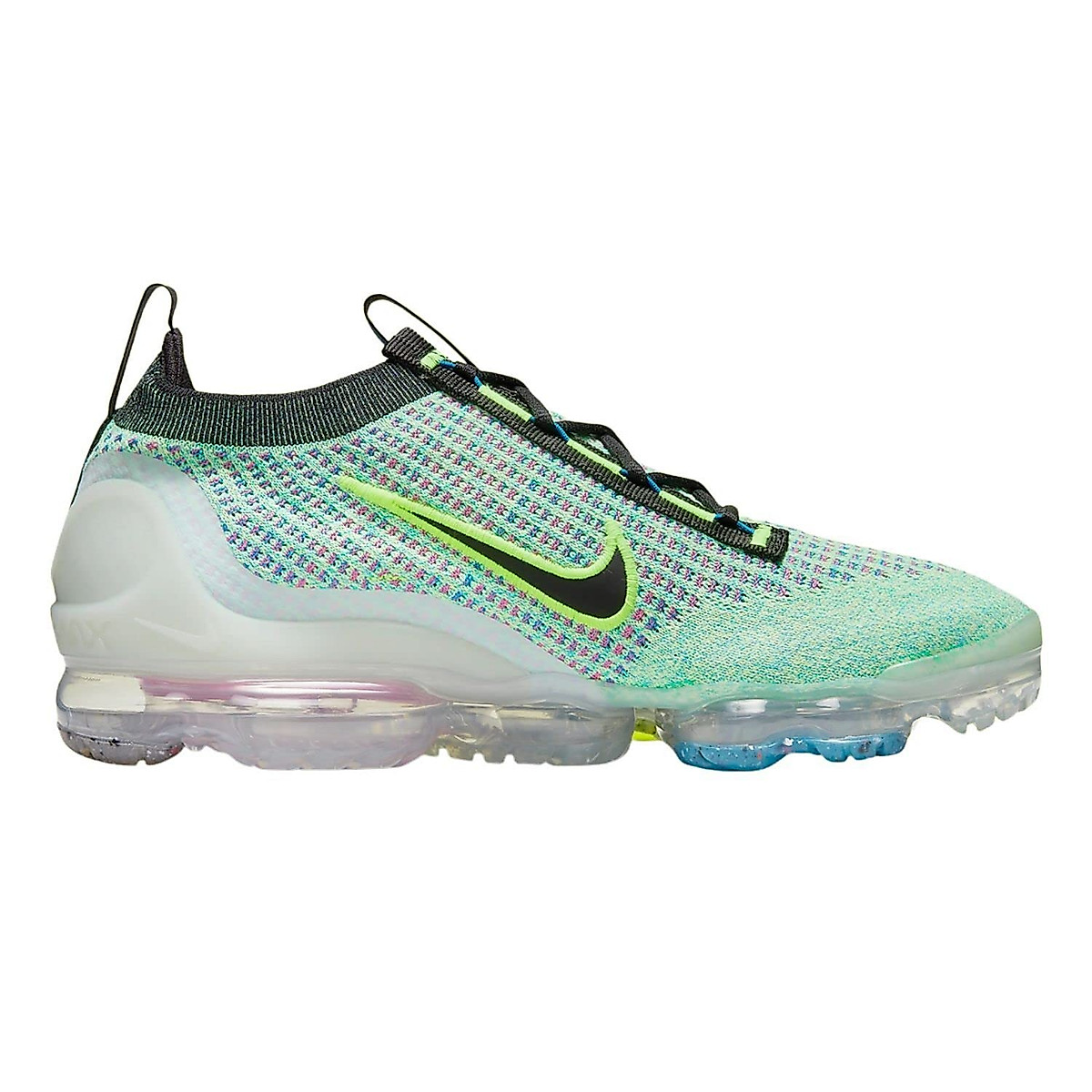Nike Men's Air Vapormax 2021 FK NN Volt/Black-Photo Blue (DX3368 700) - 11