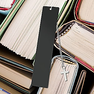 Personalized Bookmarks- Metal Custom Bookmarks Engraved Photo Text- Stainless Steel Customized Bookmark for Men Women Kids,Teachers,Students,Book Lovers Gifts for Valentine's Day,Birthday