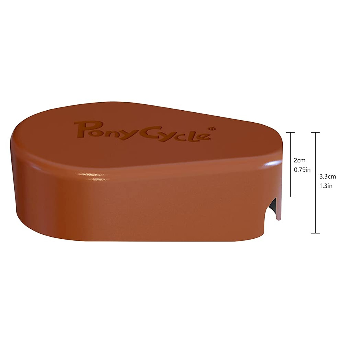 PonyCycle Pedal Pad (for Model U Size3 &4 Ride on Horse Brown, Chocolate) - Brown
