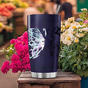 Tumbler Butterfly Tea Iced Jayvik Steel Hot Travel 20 Oz Coffee Stainless Insulated