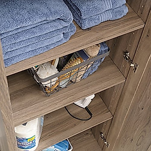 Sauder HomePlus Storage Cabinet, Salt Oak finish