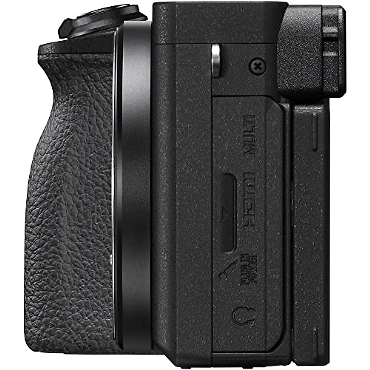 Sony a6600 Mirrorless Camera (ILCE6600/B) + 64GB Card + Card Reader + Case + Flex Tripod + Hand Strap + Memory Wallet + Cap Keeper + Cleaning Kit (Renewed)