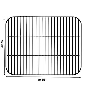 Hisencn Grill Replacement Parts for Dyna-Glo DGC310CNP-D, DGC310RNP-D, DGC310BNP-D, Porcelain Steel Heat Plates Tents, Cooking Grates Grids for Dyna-Glo 3-Burner Open Cart Propane Gas Grill…