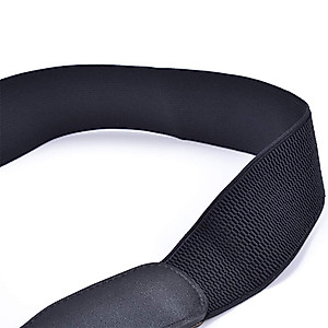 Beltox Women’s Elastic Stretch Wide Waist Belts w Double Rings Gold/Silver Buckle (Black w Silver Buckle, L-XXL(37-47 inch stretch range))