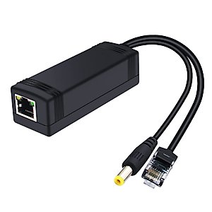 【Upgrade】 SODOLA 30W PoE Splittler, 12V 2.5A Output,IEEE 802.3af/at Standard, Power Over Ethernet Active Splitter Adapter for Security Camera CCTV Surveillance