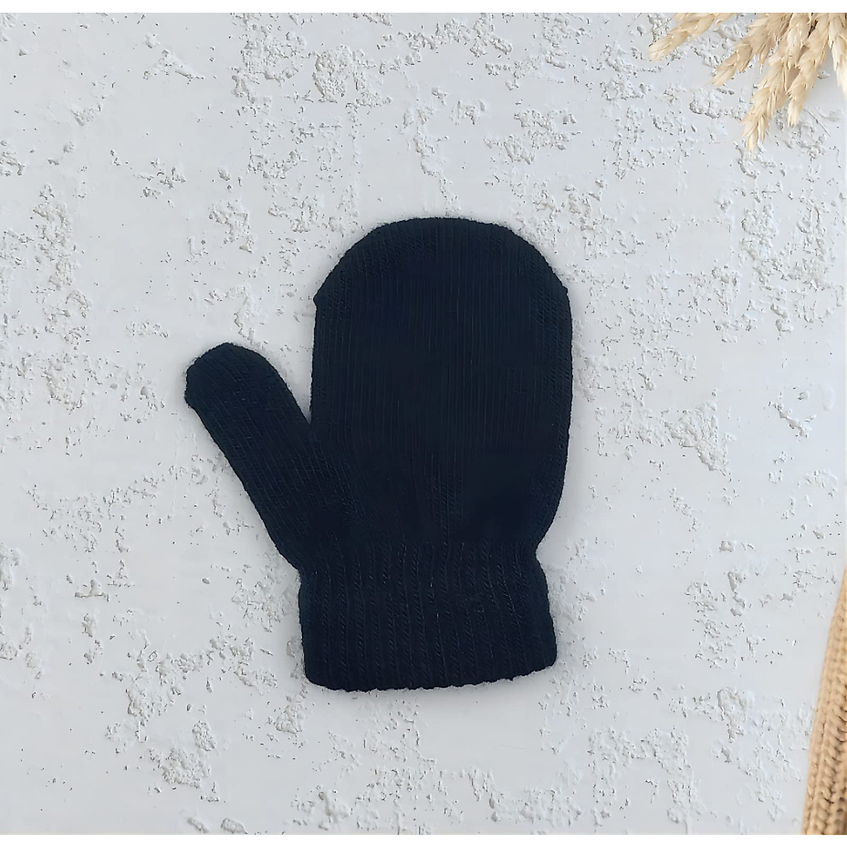 ENLAYER 16 Pairs Toddler Gloves Toddler Magic Stretch Mittens, Kids Winter Gloves Warm Kids Knit Gloves for Little Girls Boys