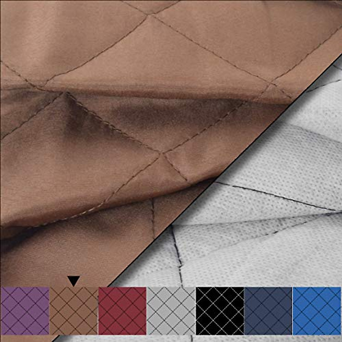 MDSTOP 5 Pockets Remote Control Holder, Magazine Rack, Space Saver Organizer, Draped Over Sofa, Couch, Recliner Armrest(Coffee)